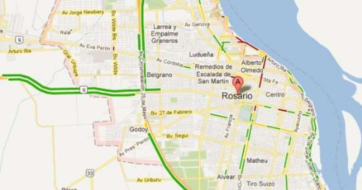 Ahora Google permite seguir el tráfico de Rosario | Rosario3