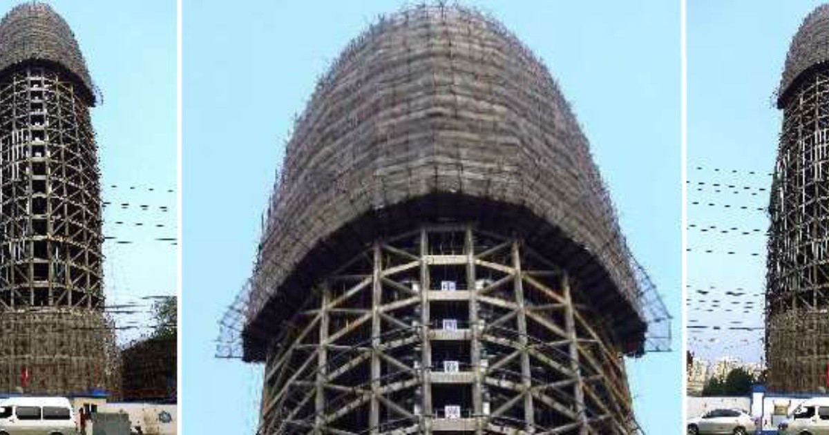 La forma fálica de un edificio, eje de burlas en China | Rosario3