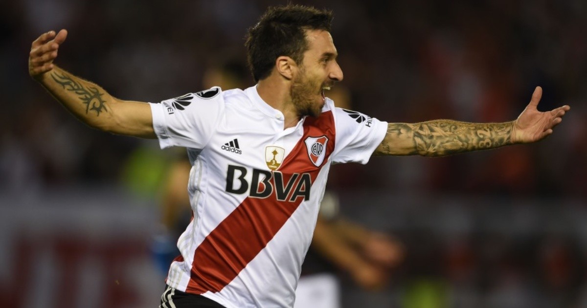 Otra vez Nacho Scocco le dio una alegría a River en la Libertadores ...
