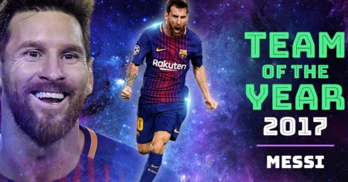 Messi, el único argentino en el equipo ideal de la UEFA en 2017 | Rosario3