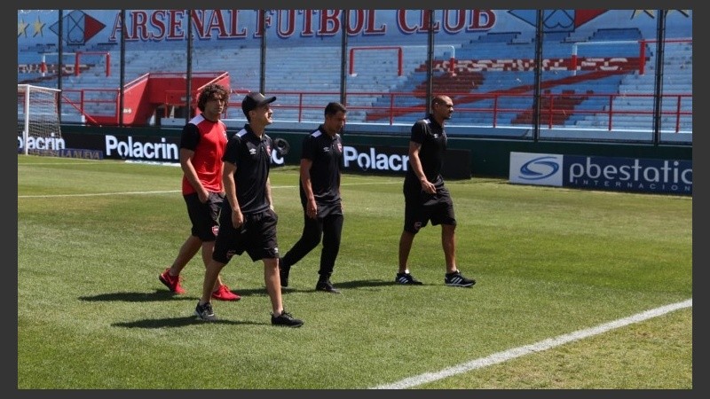 Fotos y video: así llegó Newell’s a la cancha de Arsenal | Rosario3