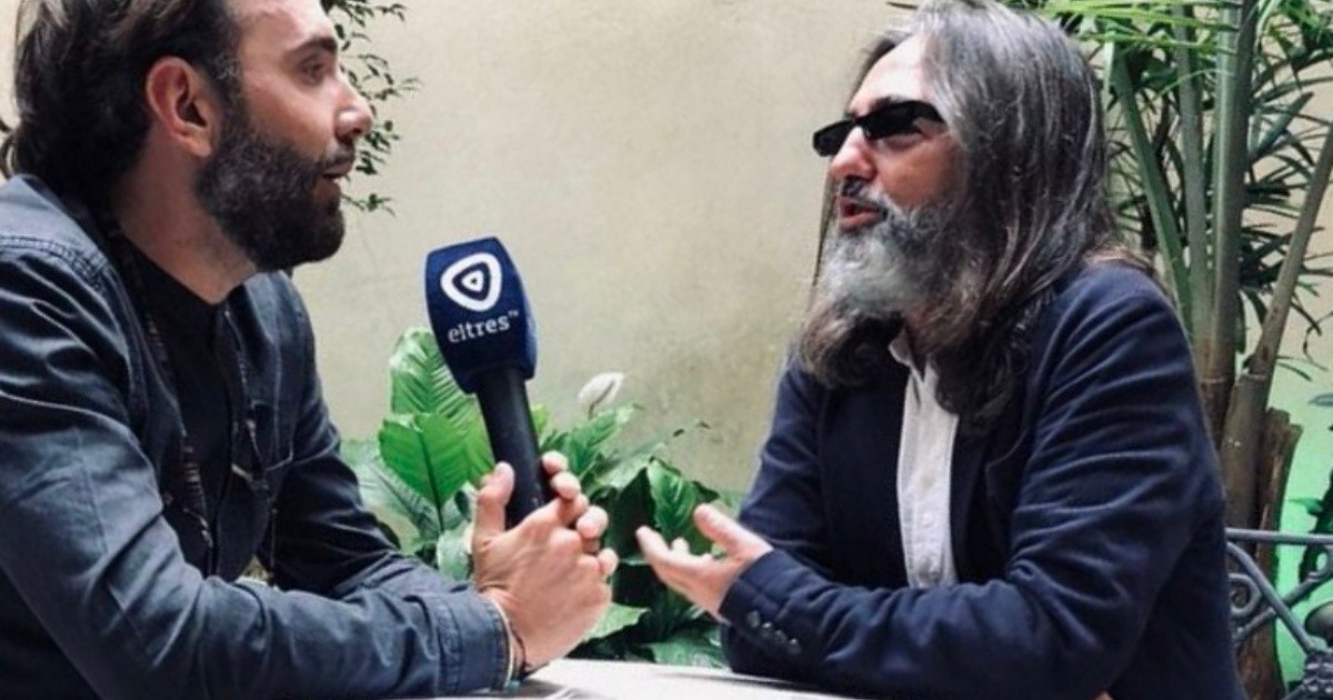 Adrián Dárgelos mano a mano con El Tres, antes del show de Babasónicos ...