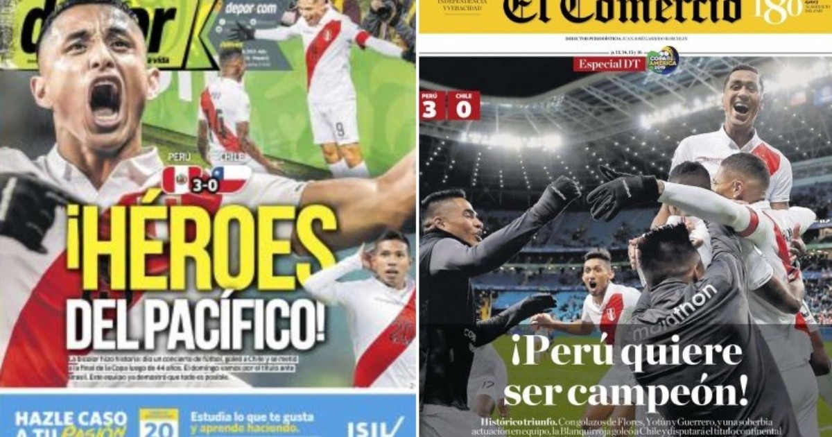La prensa peruana habla de "triunfo histórico" de "los héroes del ...