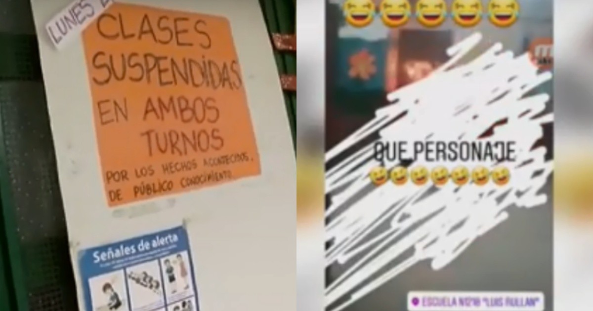 Prendieron fuego en una escuela en zona norte y subieron el video a ...