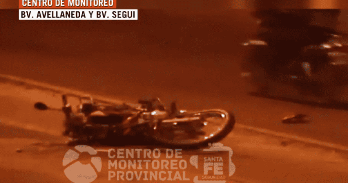 Impresionante video: motociclista chocado en zona oeste voló por los ...