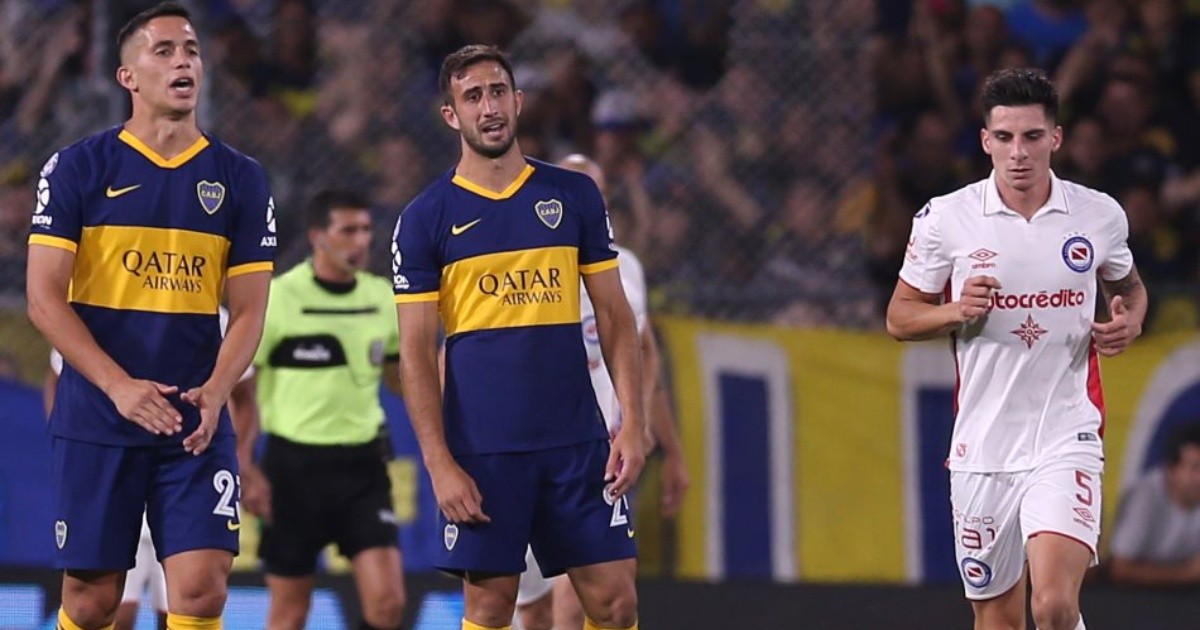 Boca ganaba, Argentinos se lo empató y comparten la punta de la ...