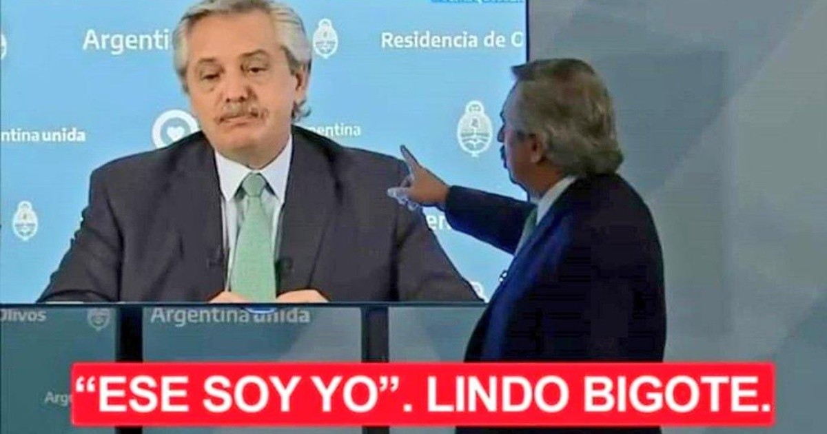 Los memes por la postura de docente de Alberto Fernández en la ...