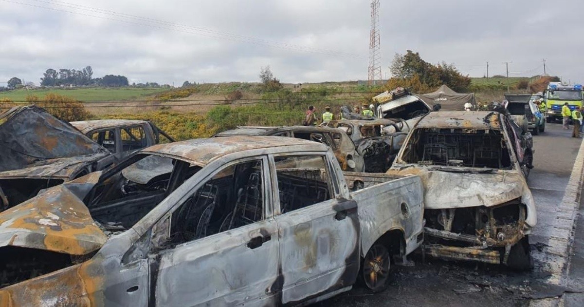 Fotos y videos: un choque en cadena en Chile como pocas veces se vio ...