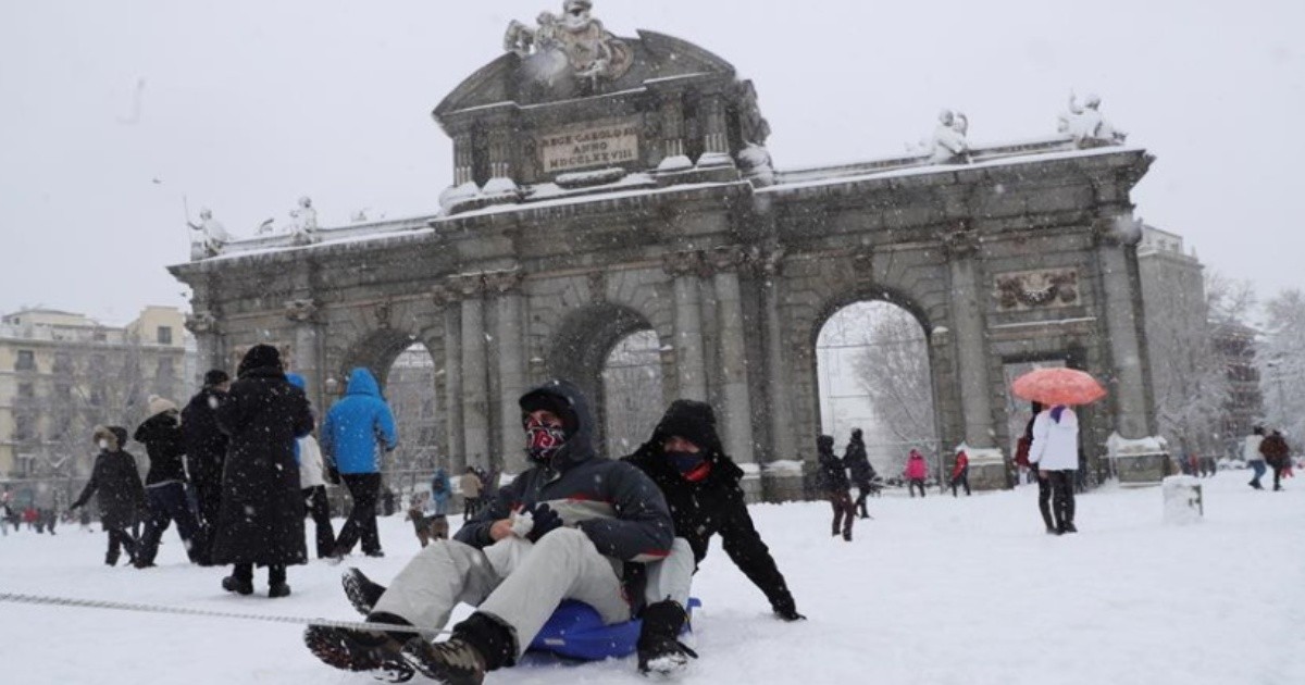 Fotos que refrescan: el temporal Filomena, la gran tormenta de nieve en ...