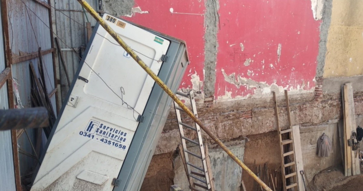 Susto en la madrugada por un desmoronamiento en una obra en ...