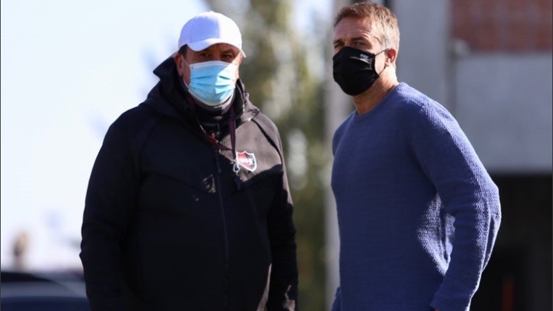 Germán Burgos recibió una "Bativisita" en el Complejo Jorge Griffa ...