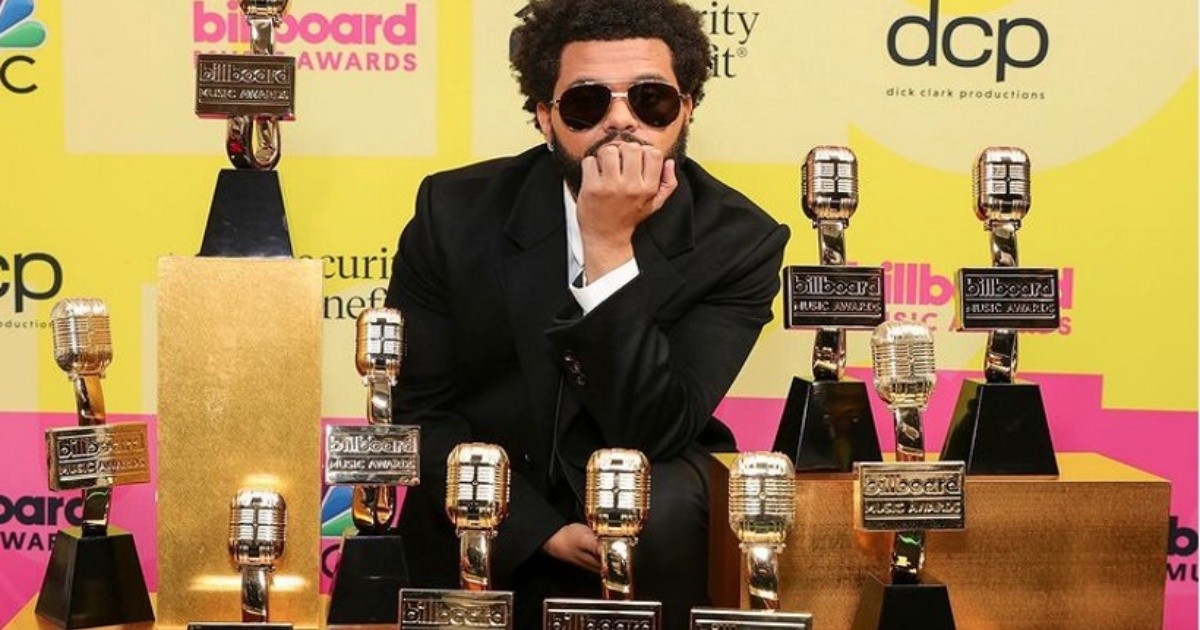 The Weeknd se consagró en los Premios Billboard 2021 | Rosario3
