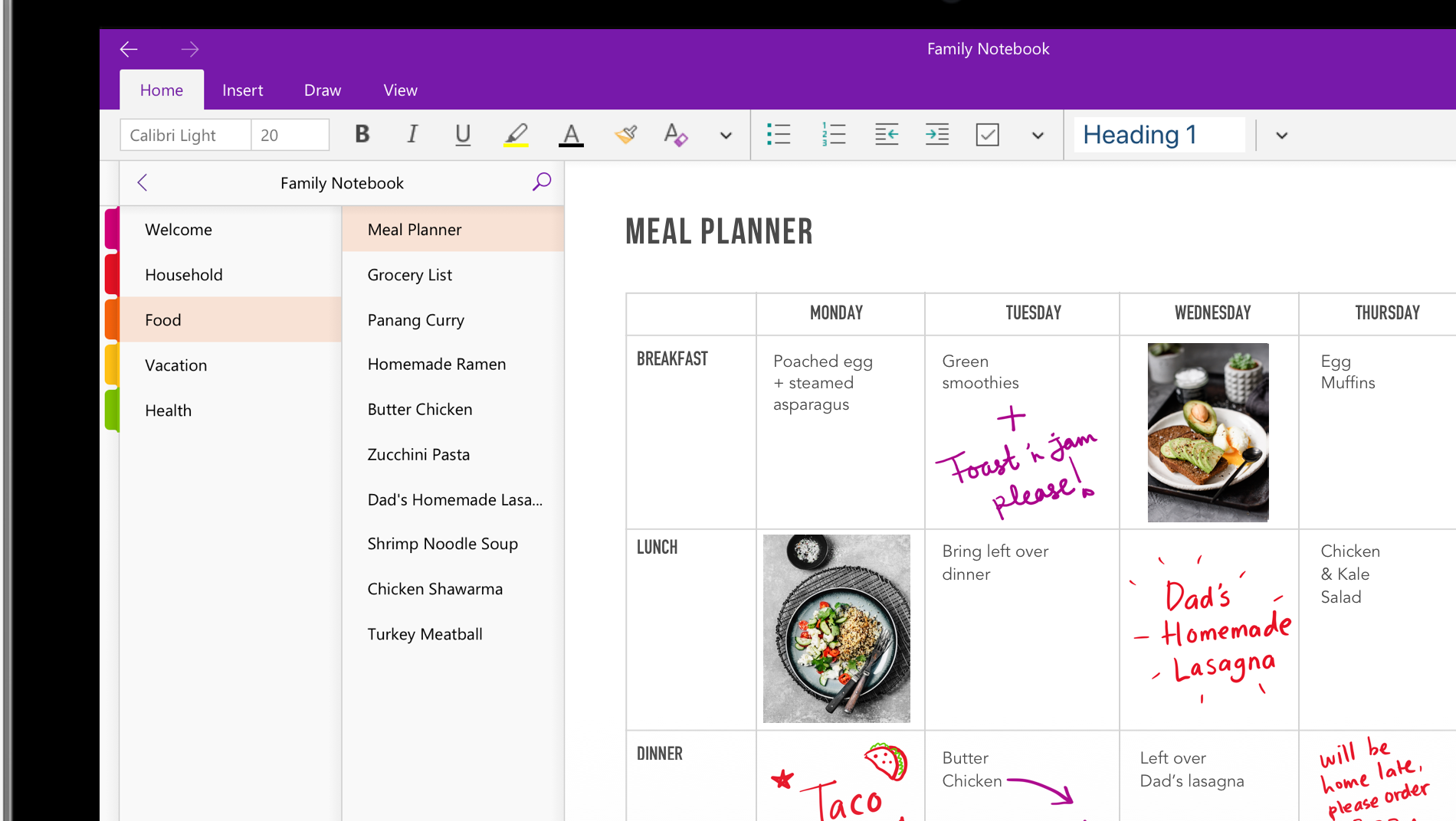 Microsoft comienza a probar la nueva revisión del diseño de OneNote ...