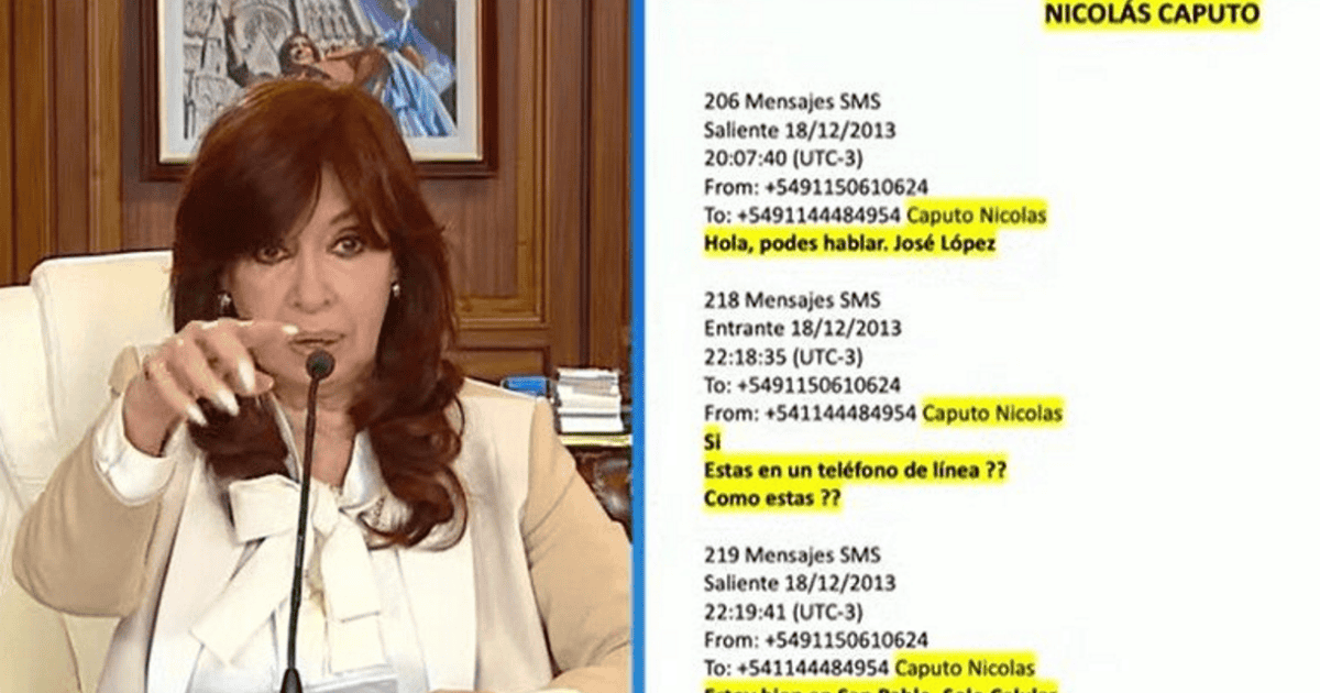 Los mensajes de Nicky Caputo con José López y el origen del dinero del ...