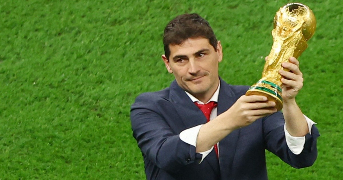 Iker Casillas presentó la Copa del Mundo en el estadio de Lusail | Rosario3