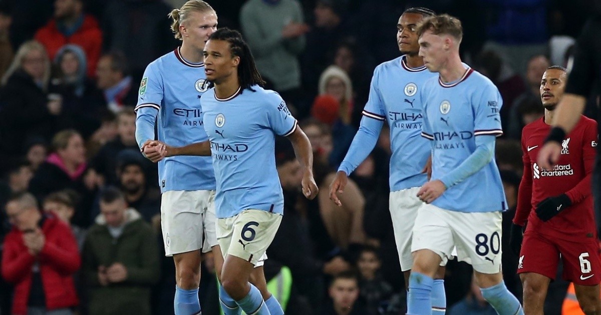 Manchester City le ganó a Liverpool y avanzó en la Copa de la Liga de ...