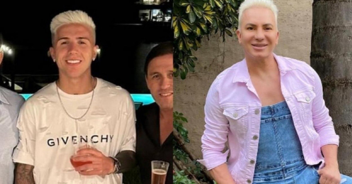 Enzo Fernández se platinó el pelo y lo compararon con Flavio Mendoza ...