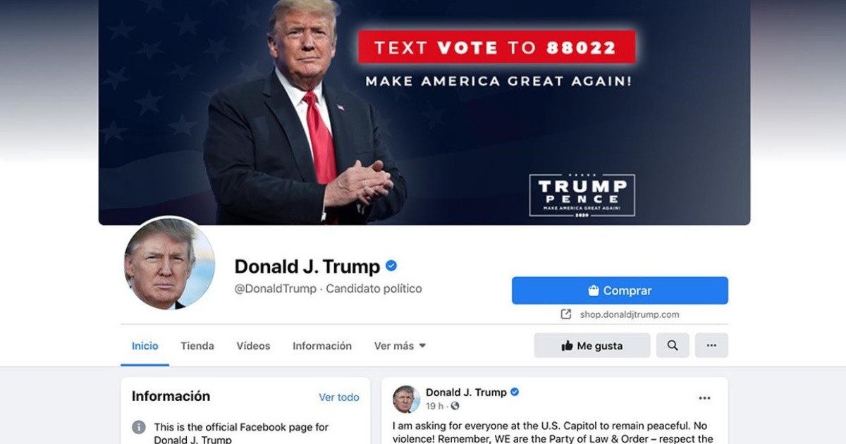 Donald Trump vuelve a Instagram y Facebook después de dos años de ...