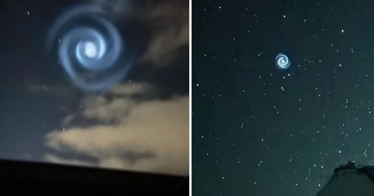 Video: misterioso espiral azul en el cielo sobre Hawái no era tan ...