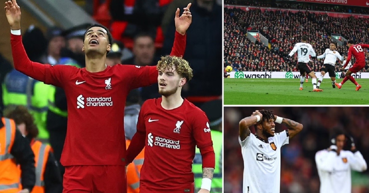 Histórico triunfo del Liverpool, que goleó 7 a 0 al Manchester United ...