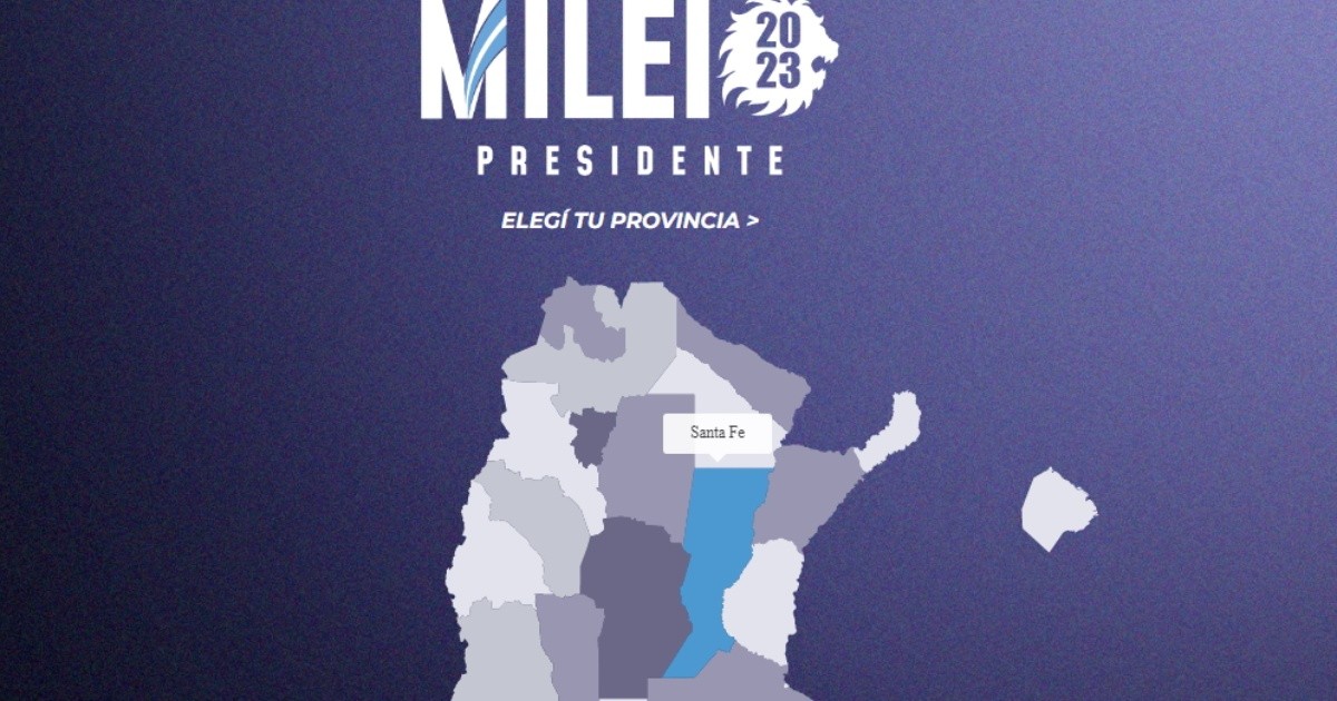 Milei lanzó una web para conseguir fiscales para las elecciones | Rosario3