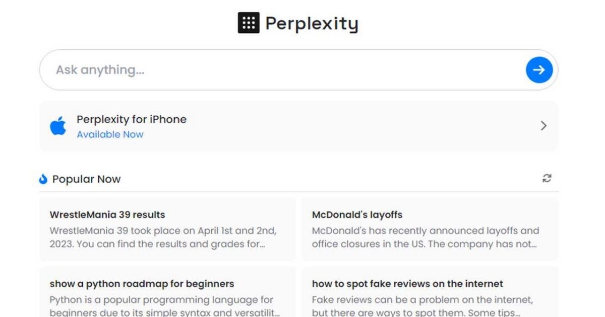 Cómo funciona Perplexity AI, un "buscador conversacional" que tiene una ventaja frente a ChatGPT ...
