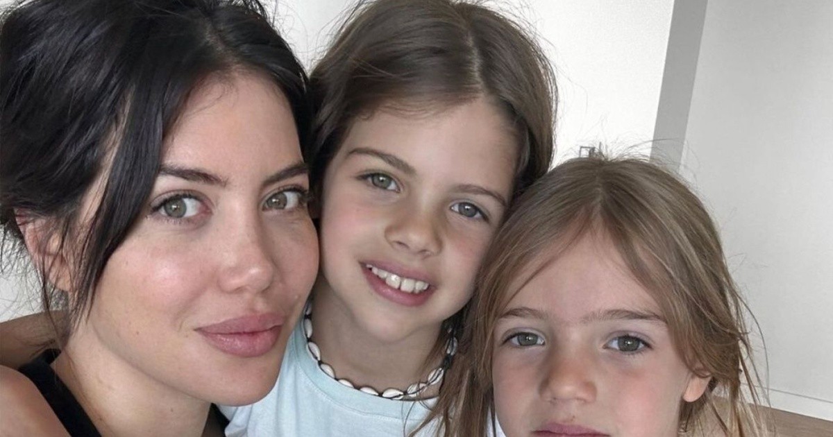 El emotivo video de Wanda Nara y el reencuentro con sus hijas | Rosario3