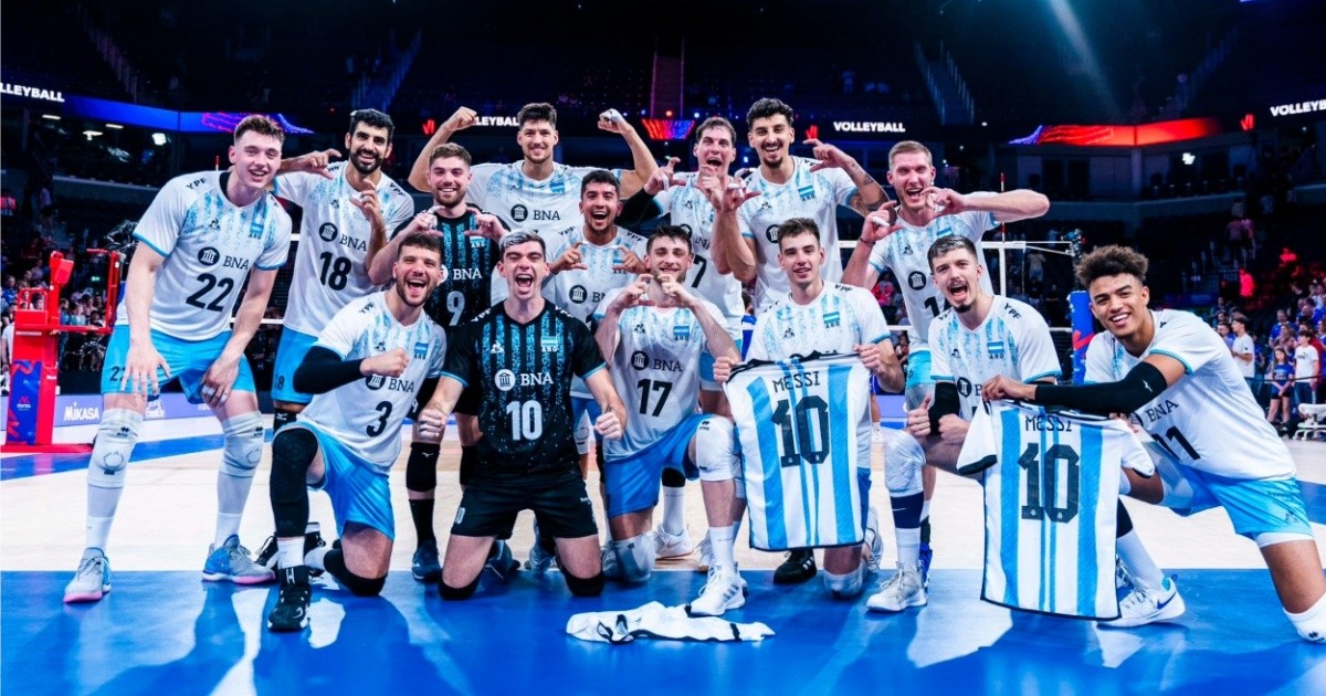 Vóley masculino: la Selección logró un histórico triunfo ante Francia y ...