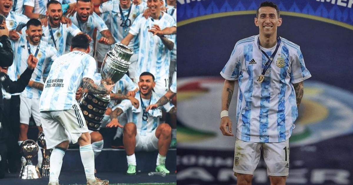 El recuerdo de Messi y Di María, a dos años de levantar la Copa América ...