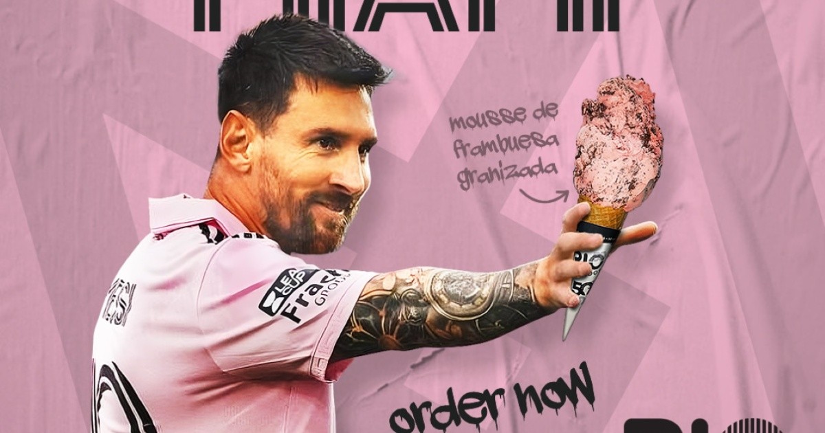Un sabor de helado de edición limitada que rinde homenaje a Lionel ...