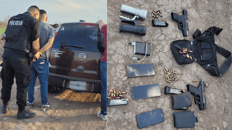 Dos detenidos con armas en un camino rural de la región | Rosario3