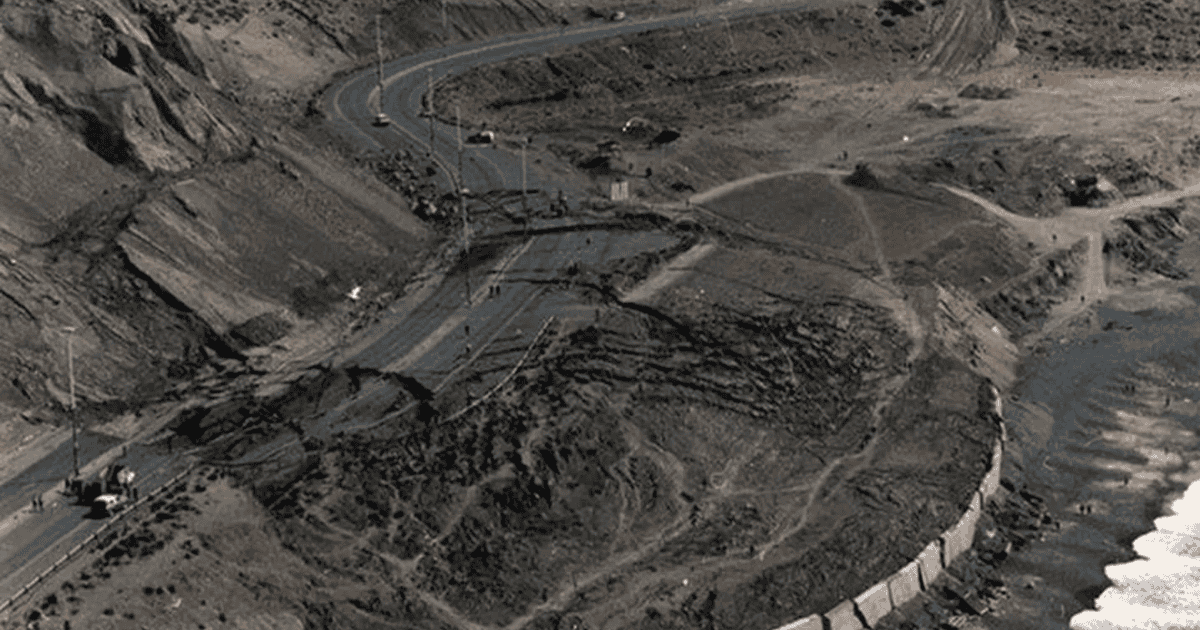 Se desmoronó gran parte de una ruta en Comodoro Rivadavia: "Se veía venir, el colapso de la ...