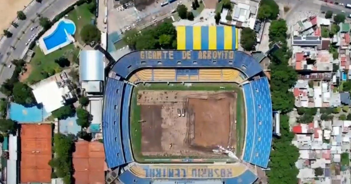 Inéditas imágenes de las obras en el Gigante de Arroyito: así está y ...