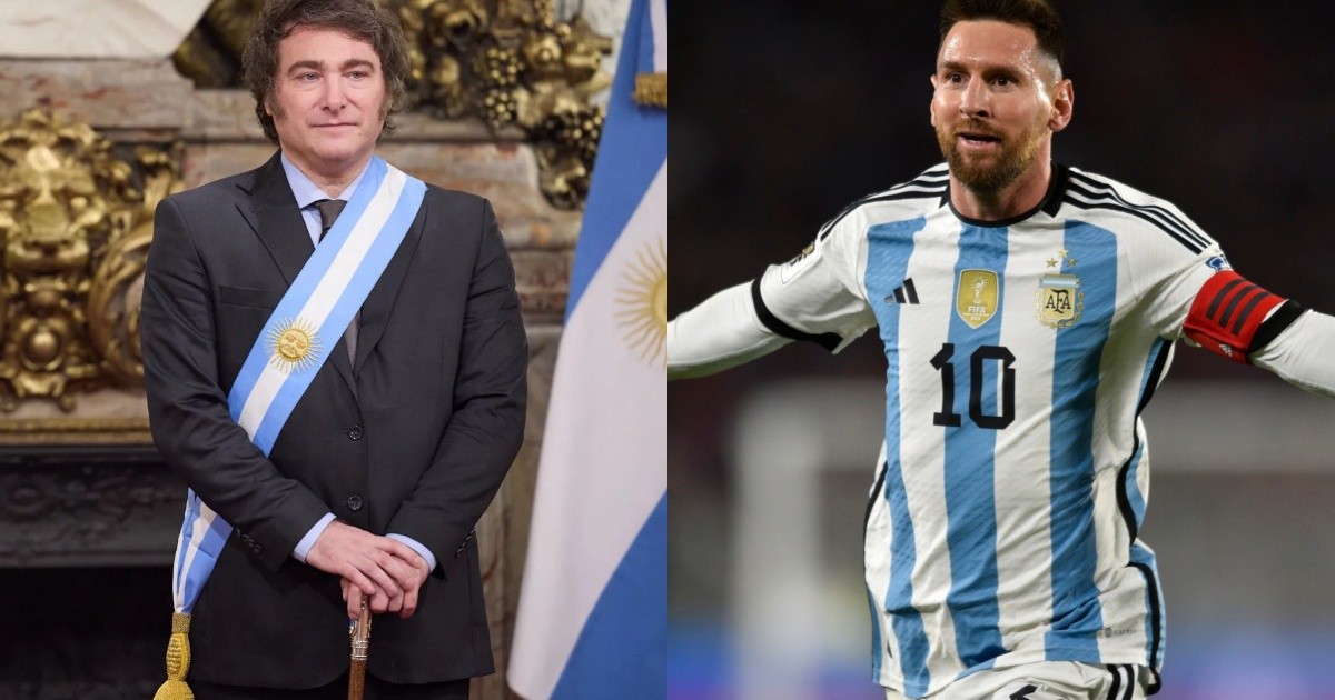 Milei dijo que Messi "es el mejor de todos los tiempos, por escándalo ...