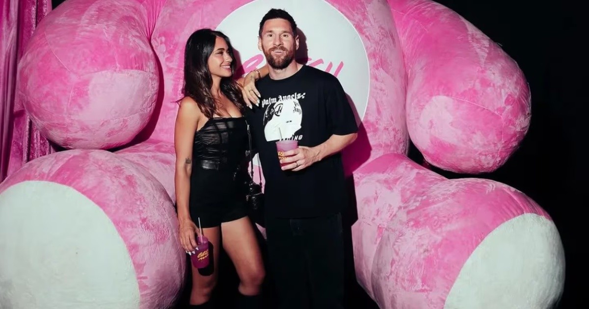 Lionel Messi y Anto Roccuzzo revolucionaron la fiesta Bresh en Miami ...