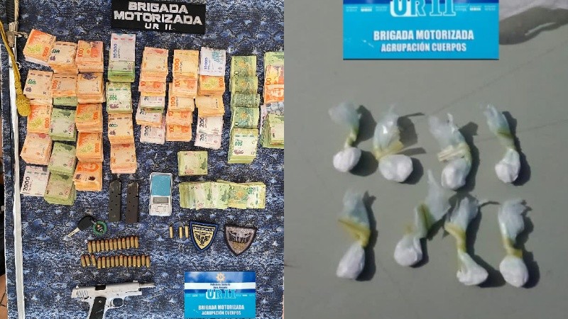 Persecución con dos detenidos con droga, una pistola y dinero | Rosario3