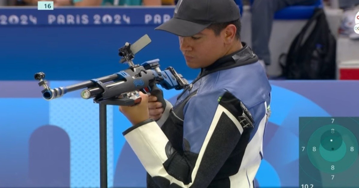 París 2024: Julián Gutiérrez quedó octavo en tiro y le dio el primer ...