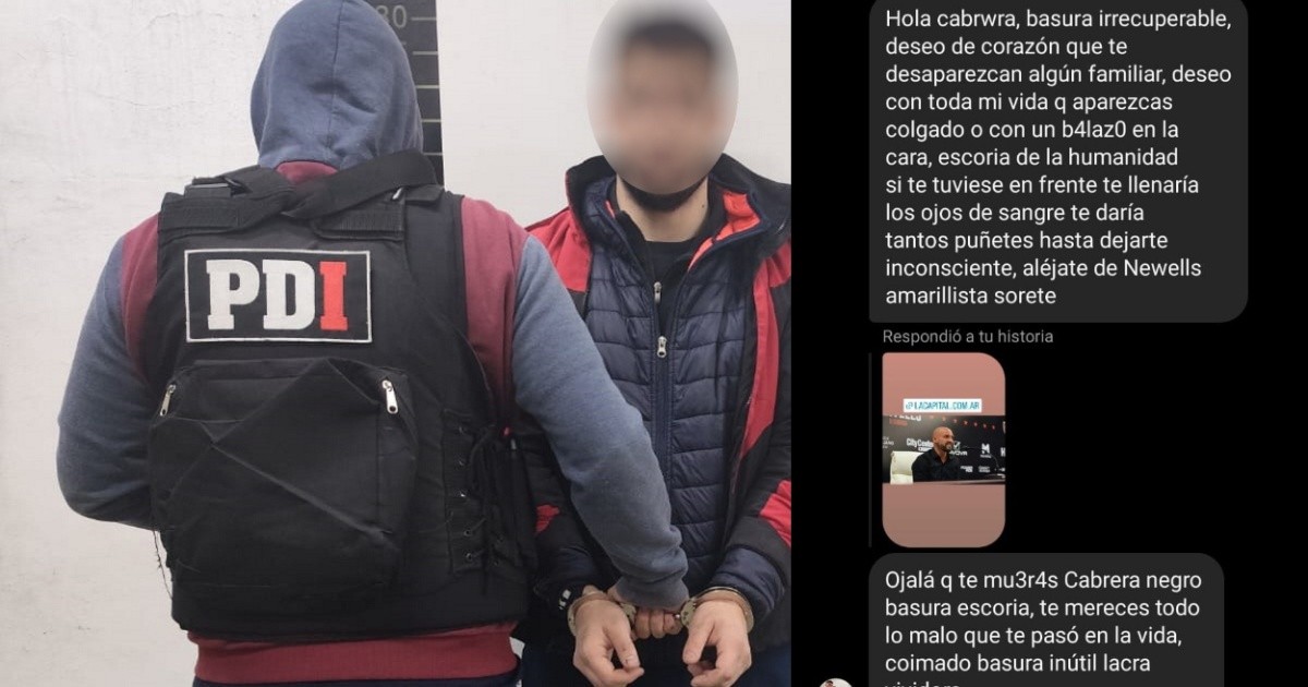 Se entregó el joven que amenazó al periodista Hernán Cabrera por redes sociales | Rosario3
