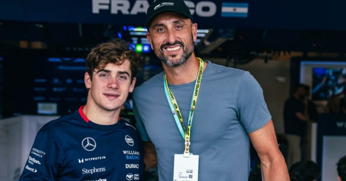 Franco Colapinto y una visita de lujo: Manu Ginóbili y Oberto se ...