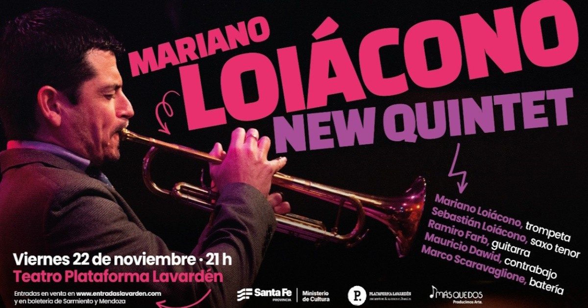 Mariano Loiacono New Quintet llega a Plataforma Lavardén con jóvenes ...