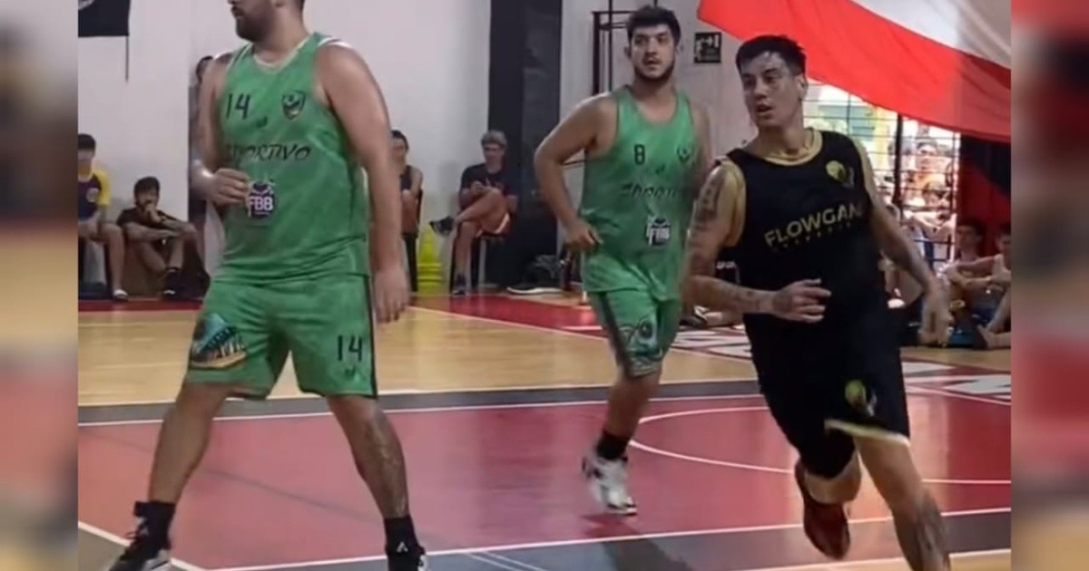 En fotos y videos: Duki jugó al básquet en un club de Baigorria | Rosario3