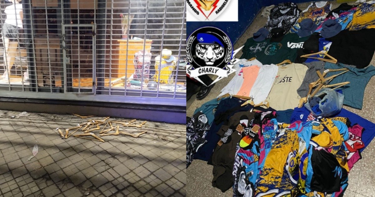 Cuatro detenidos tras el robo a una tienda de ropa de la zona norte ...