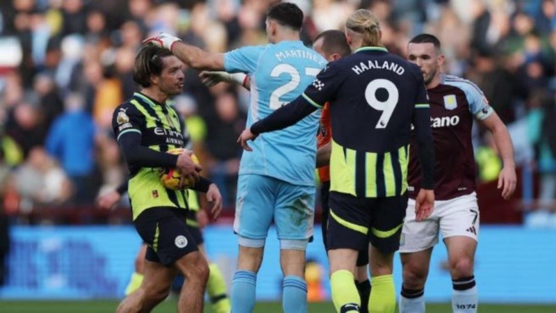 Se supo qué se dijeron Dibu Martínez y una figura del Manchester City en plena discusión ...