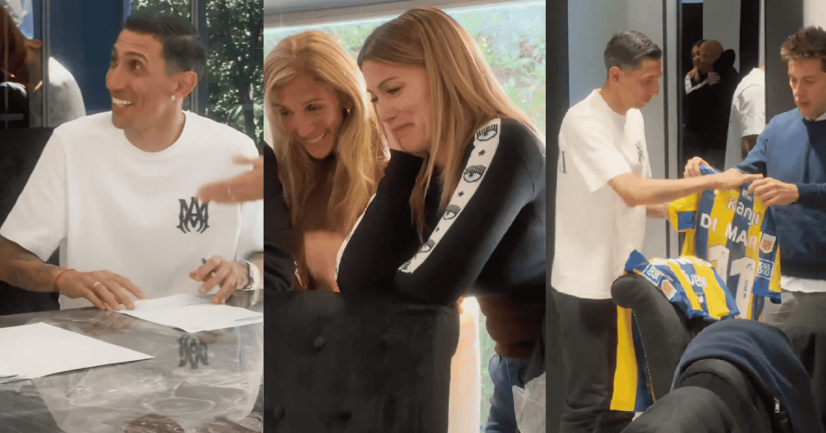 Video: el emotivo detrás de escena de la firma de Ángel Di María con ...
