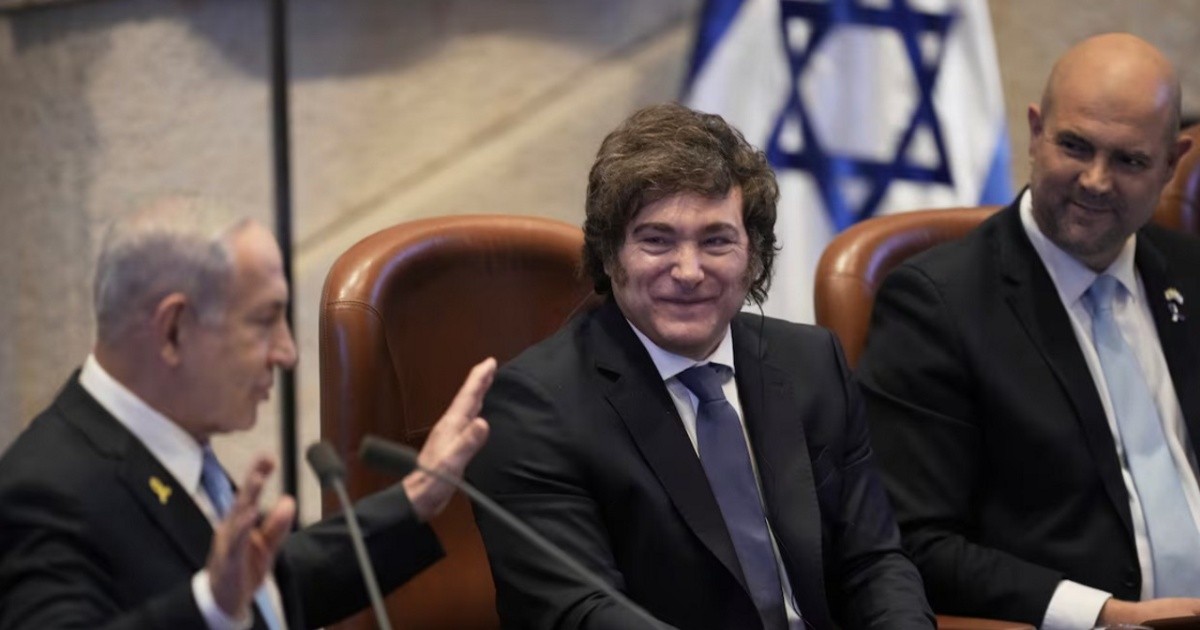 Milei habló en el parlamento de Israel y confirmó que mudará la ...