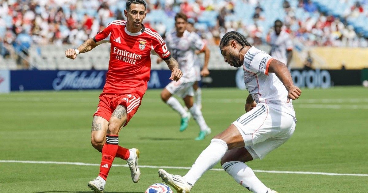 El Benfica de Di María, titular en los tres partidos, avanza en el ...