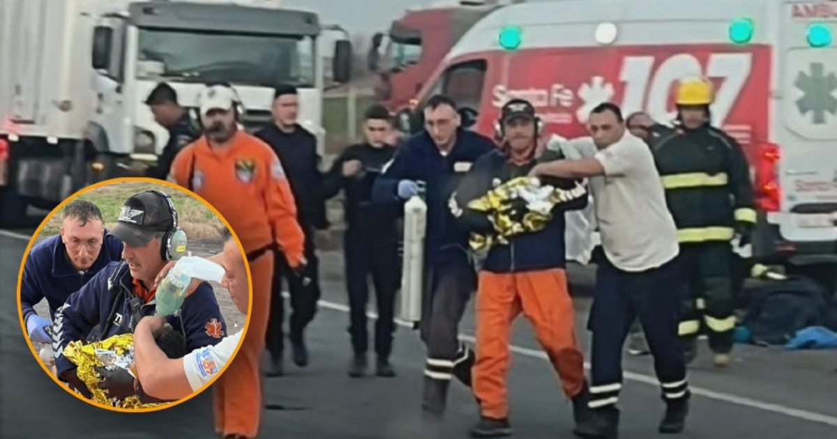 Choque fatal en Piñero: cómo sigue el bebé rescatado | Rosario3
