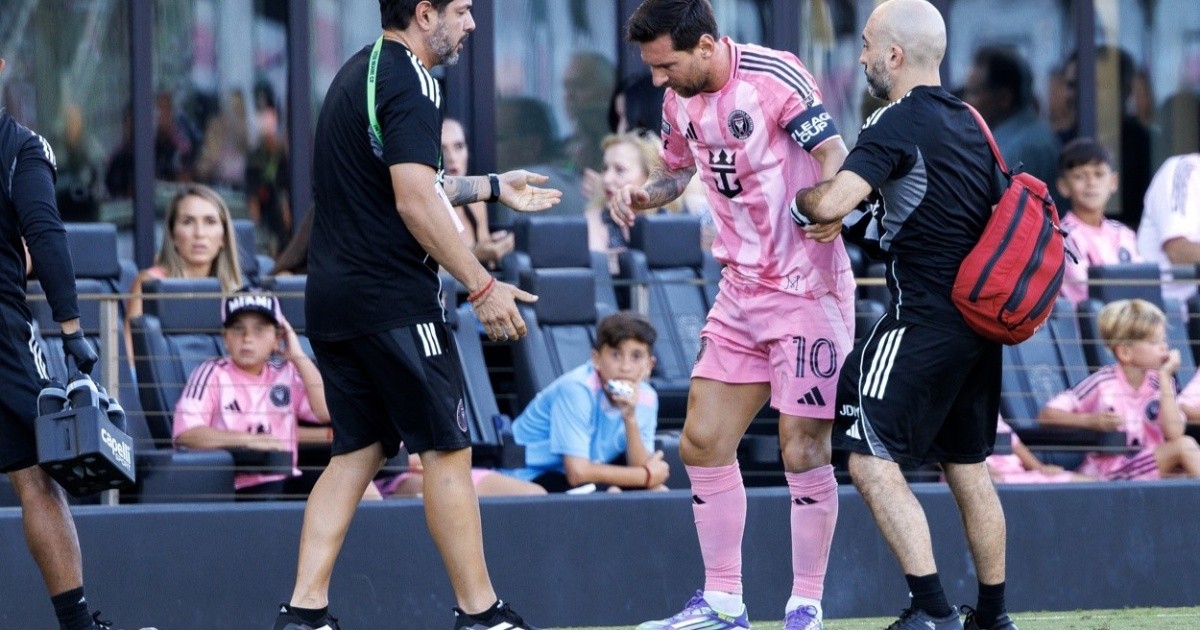 Lionel Messi sufre una "lesión muscular menor" en la pierna derecha ...