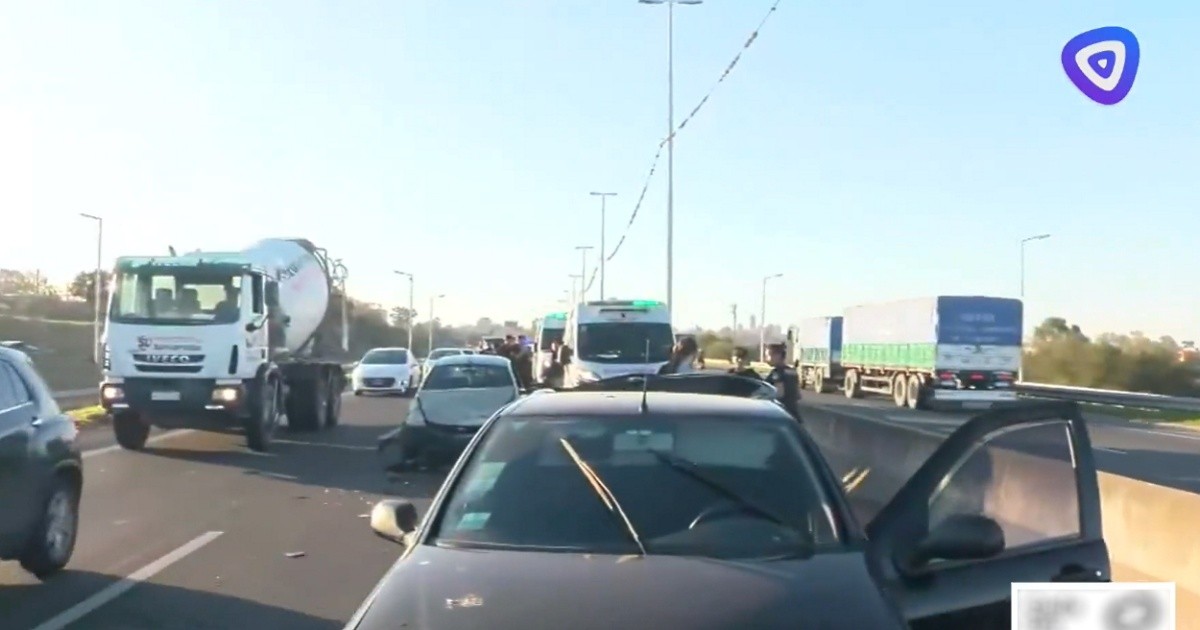Choque en cadena en Circunvalación con lesionados y caos de tránsito ...