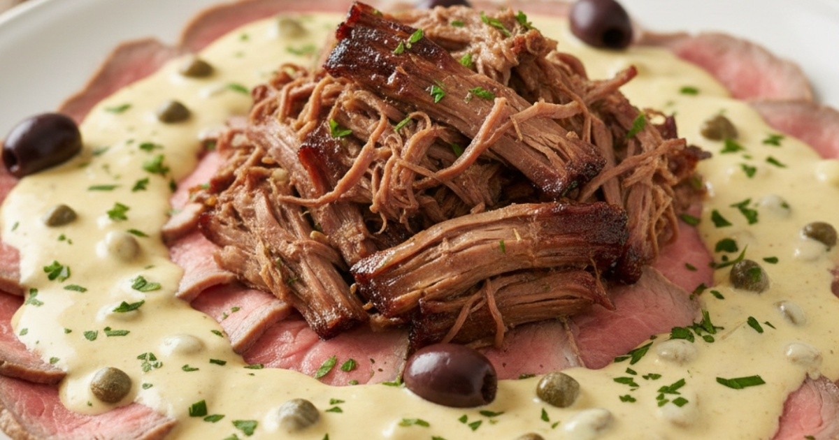 Receta navideña: el vitel toné con carne desmechada que es viral y se ...